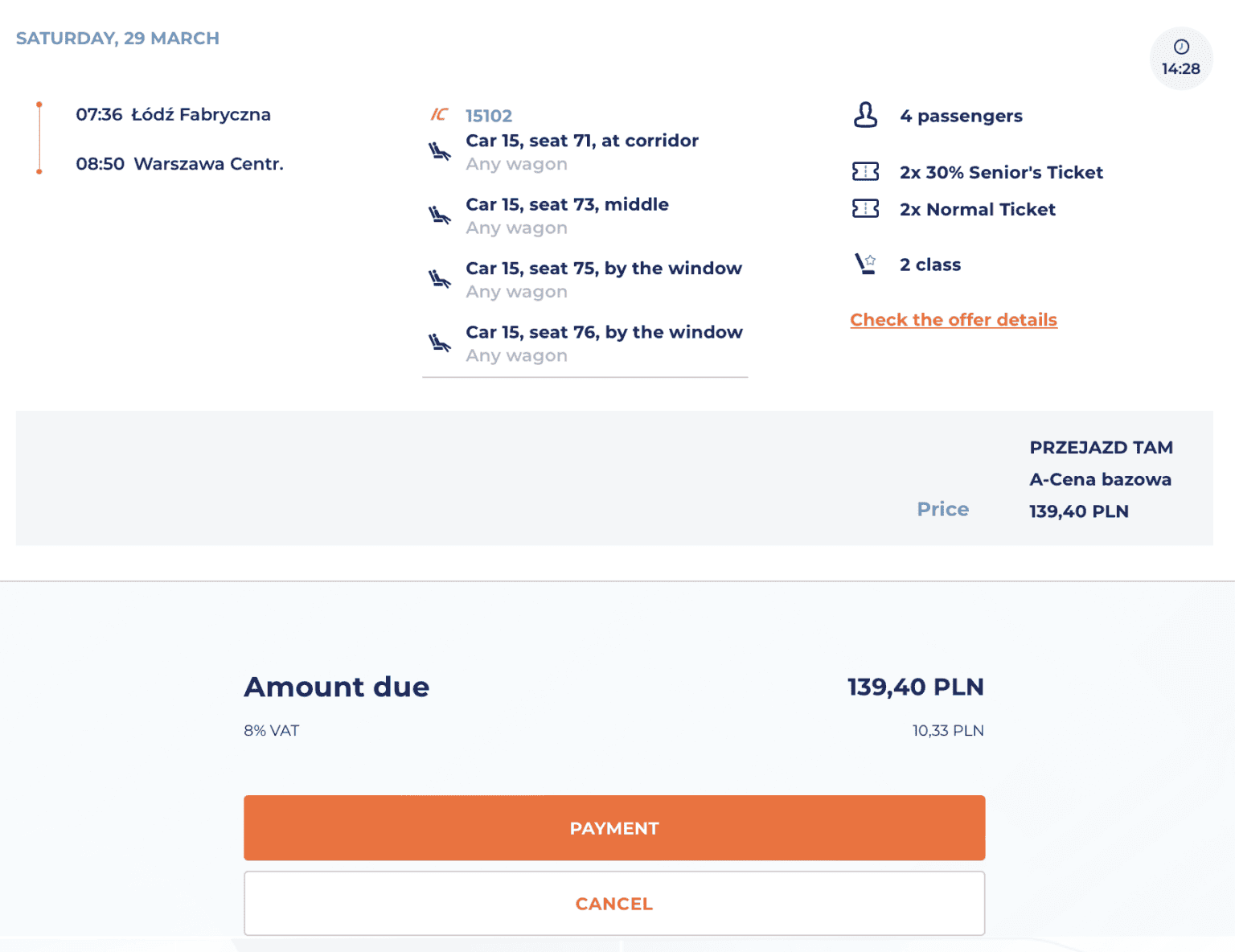 How to buy PKP Intercity Tickets Online - Finding Poland